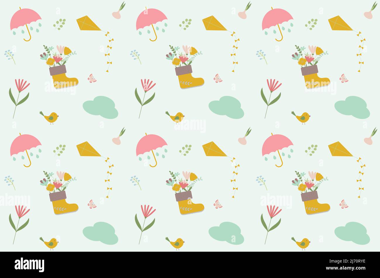 Romantic floral patterns Stock Vector Image & Art - Alamy