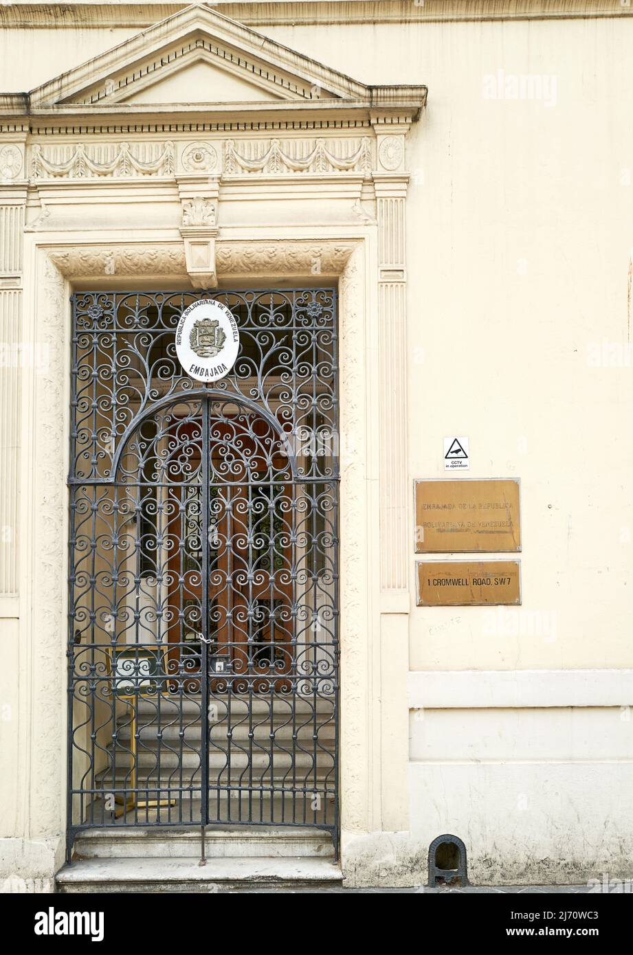 Embassy of Venezuela, Cromwell Road, London, England Stock Photo - Alamy