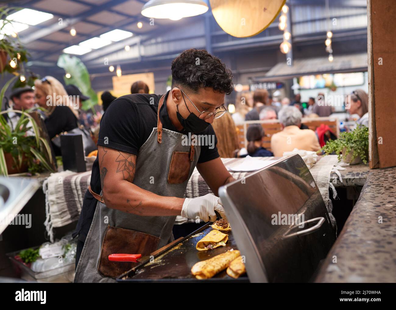 Mexican chef market hi-res stock photography and images - Alamy