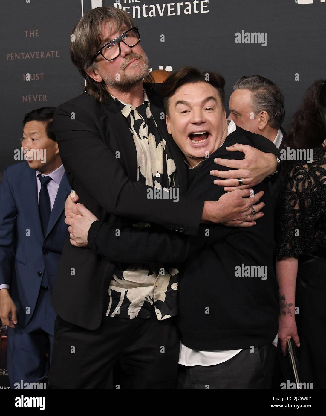 (L-R) Tim Kirby and Mike Myers at the Netflix’s THE PENTAVERATE - After ...