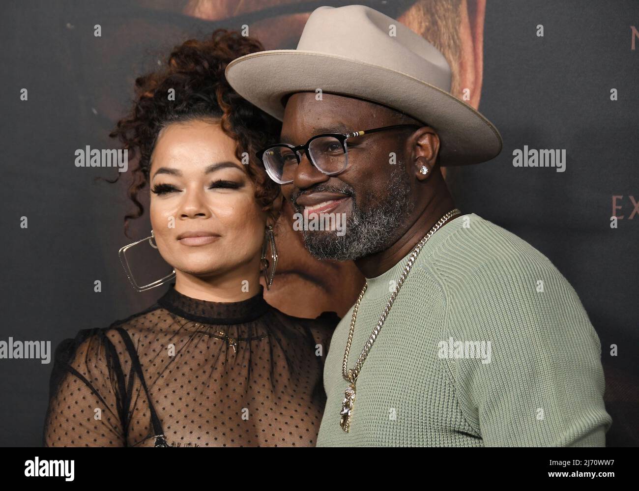 (L-R) Dannella Lane and Lil Rel Howery at the Netflix’s THE PENTAVERATE - After Party held at ...
