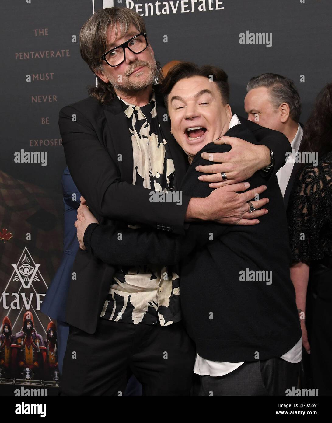 (L-R) Tim Kirby and Mike Myers at the Netflix’s THE PENTAVERATE - After ...