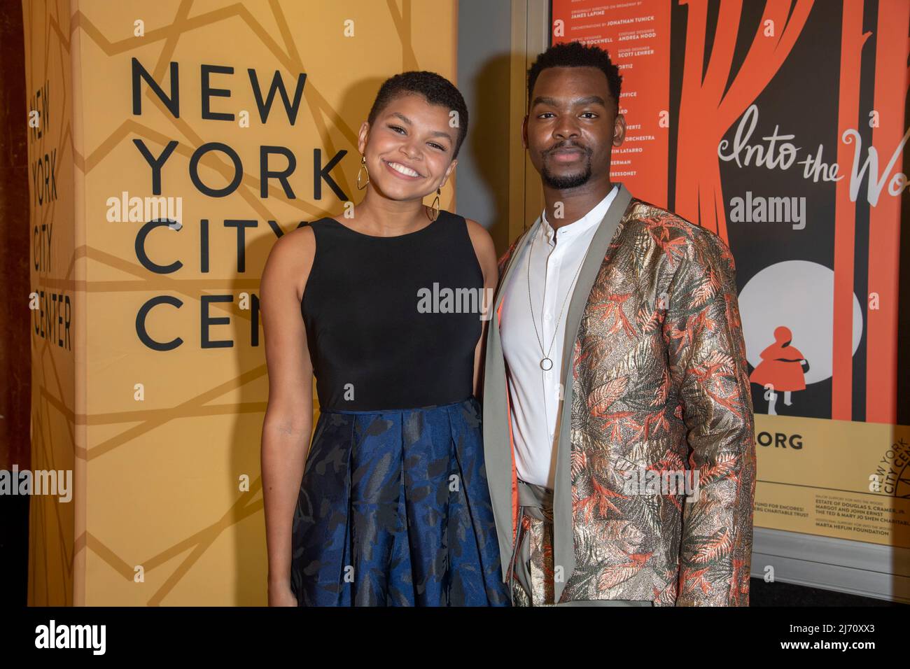 Victoria Davidjohn and Martavius Parrish attend New York City Center ...