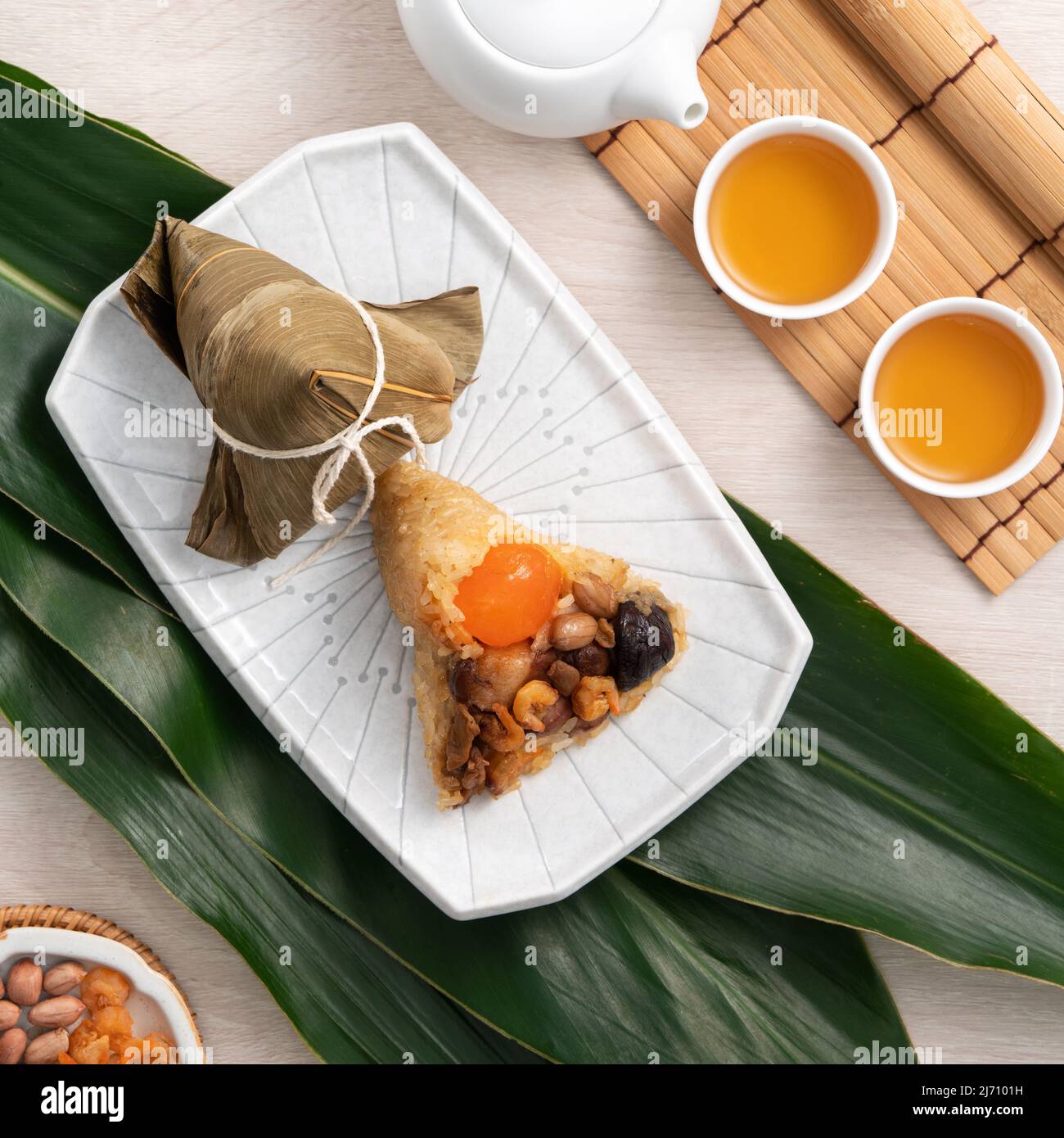 Zongzi. Rice dumpling for Chinese traditional Dragon Boat Festival ...
