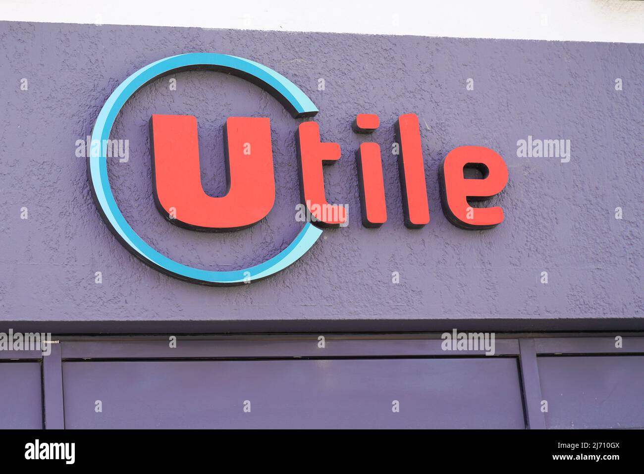 Bordeaux , Aquitaine France - 04 24 2022 : Super U utile market shop ...