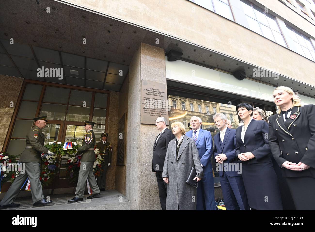 R-L Czech Defence Minister Jana Cernochova, Czech Chamber of Deputies ...