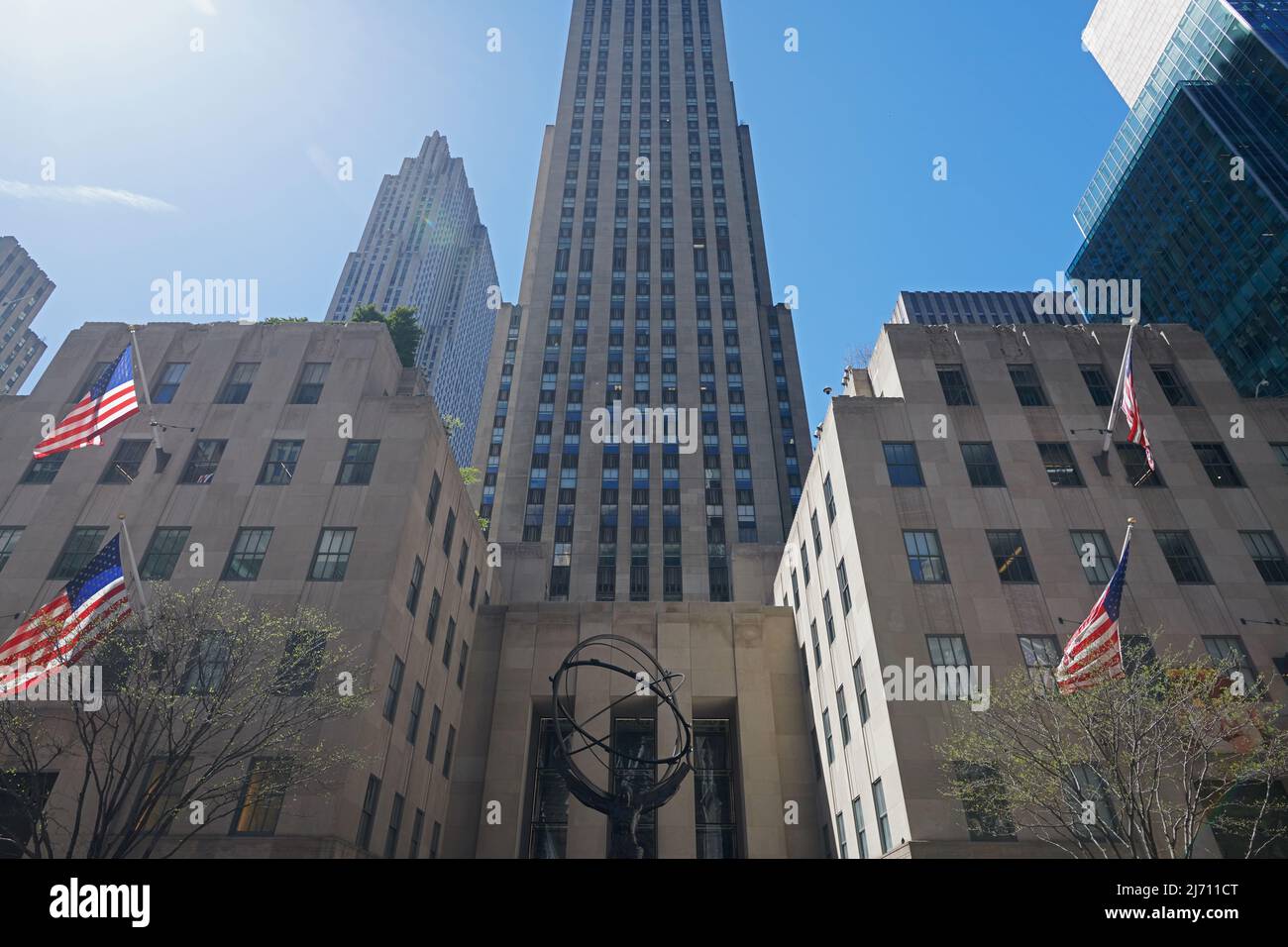 Rockefeller Center in Manhattan New York City Stock Photo - Alamy