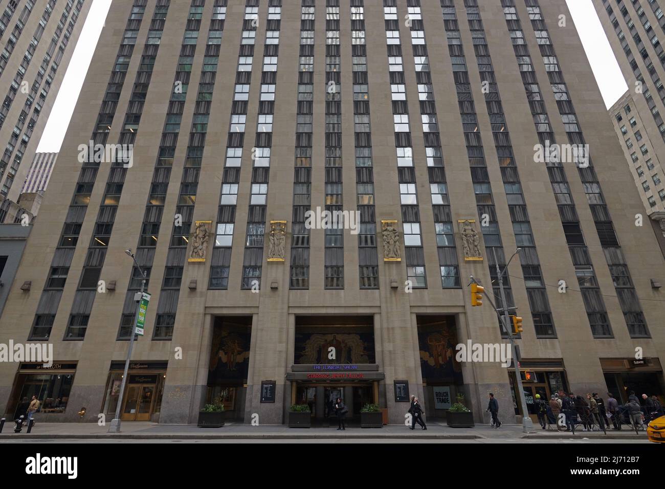 Entrance to CBS Studios Jimmy Fallon's Tonight show in Manhattan New ...