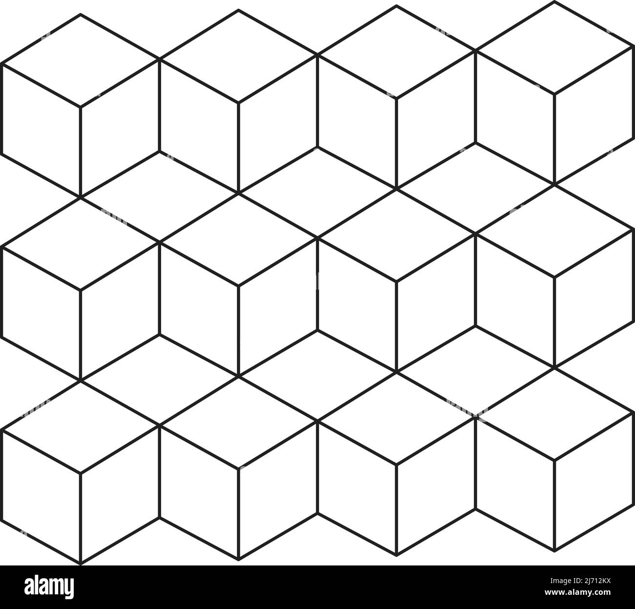 abstract geometric shapes set of cubes Stock Vector Image & Art - Alamy