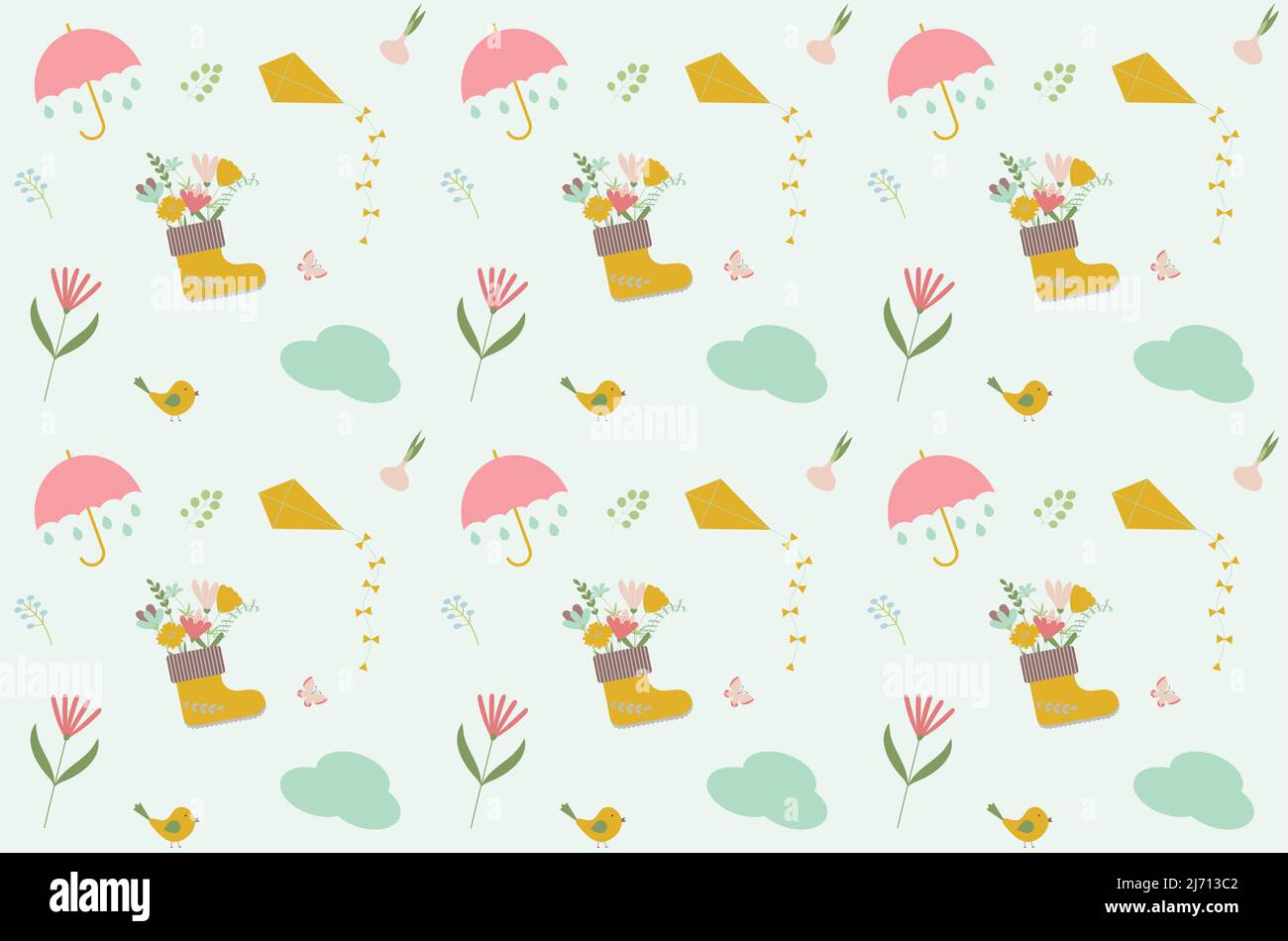 Romantic floral patterns Stock Vector Image & Art - Alamy