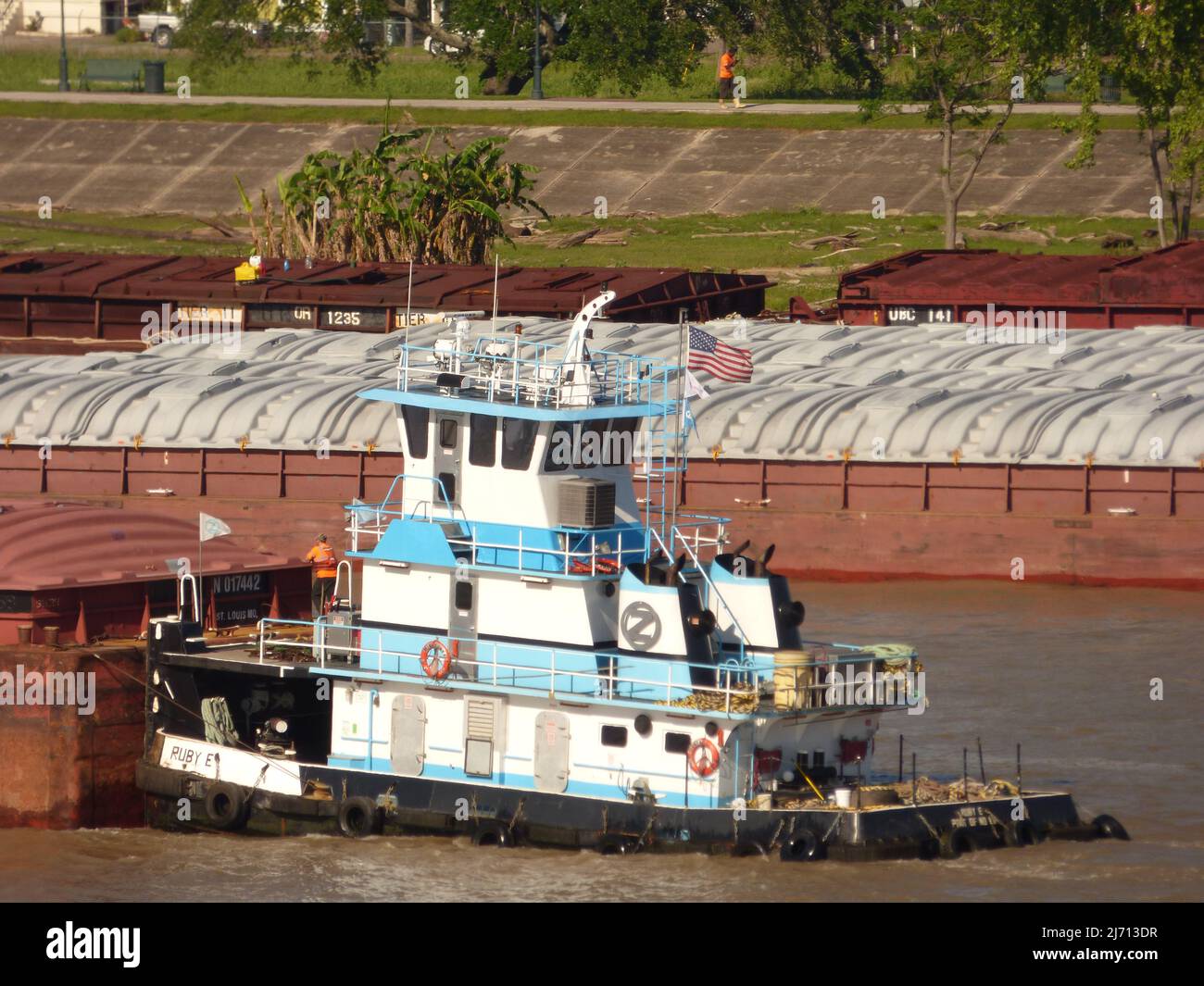 Tug Ruby E New Orleans Stock Photo - Alamy