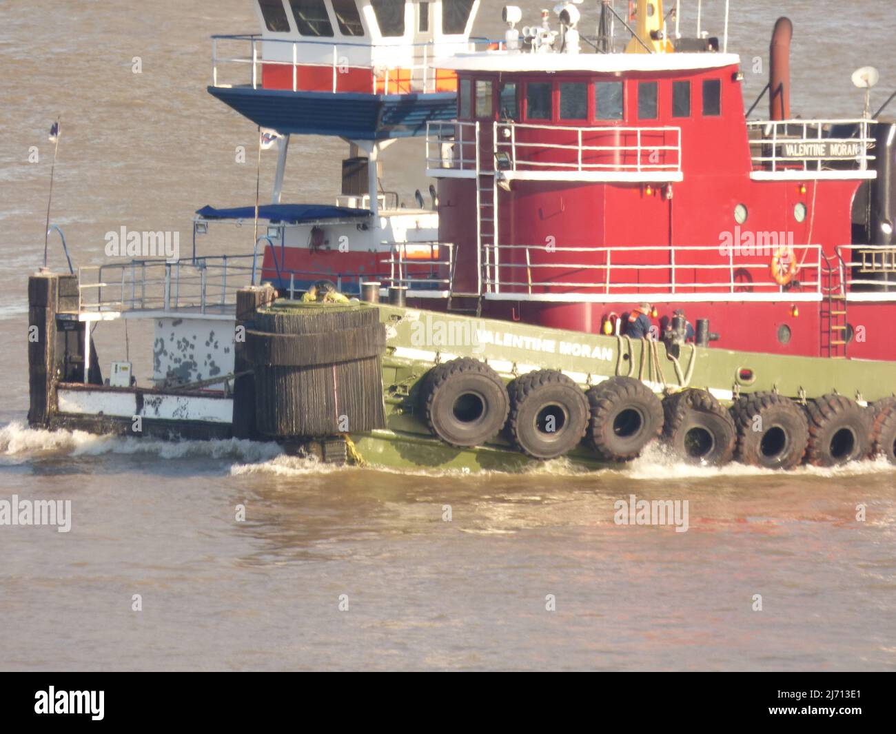 Tug Valentine Moran with tug Cajole New Orleans Stock Photo - Alamy