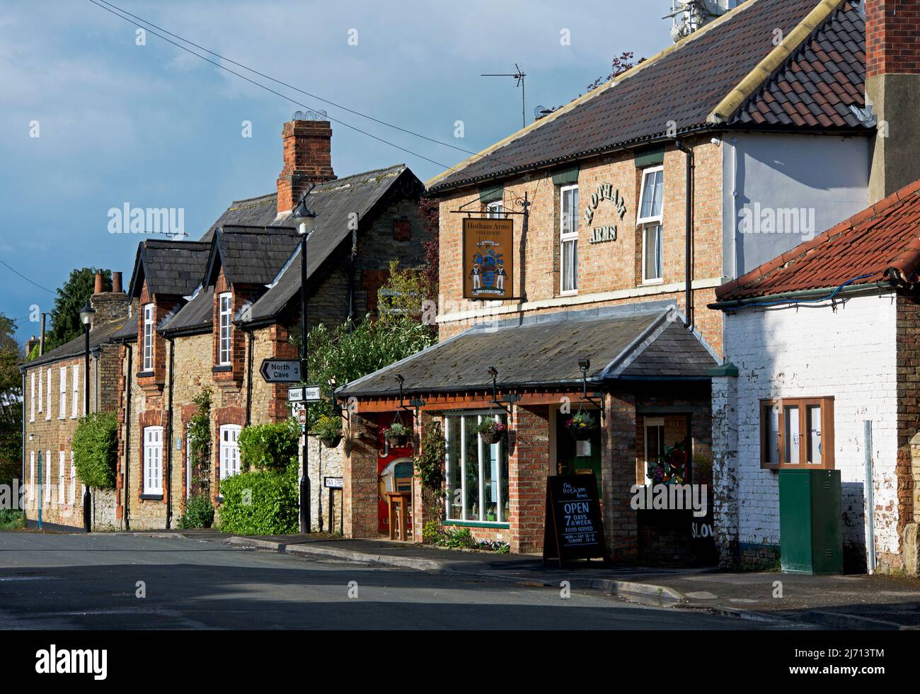 The Hotham Arms, in the village of Hotham, East Yorkshire, England UK ...