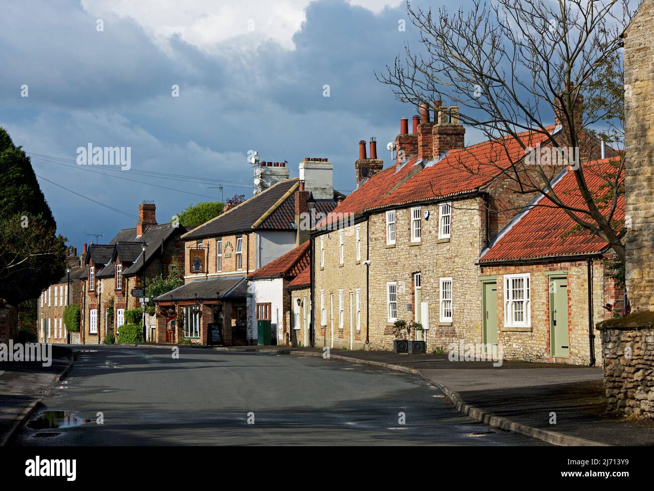 The Hotham Arms, in the village of Hotham, East Yorkshire, England UK ...