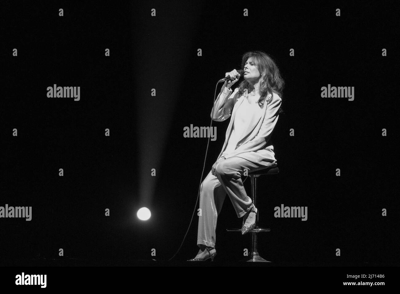 Italian singer Alice, live performs on 31rd July 2021 at Castello ...