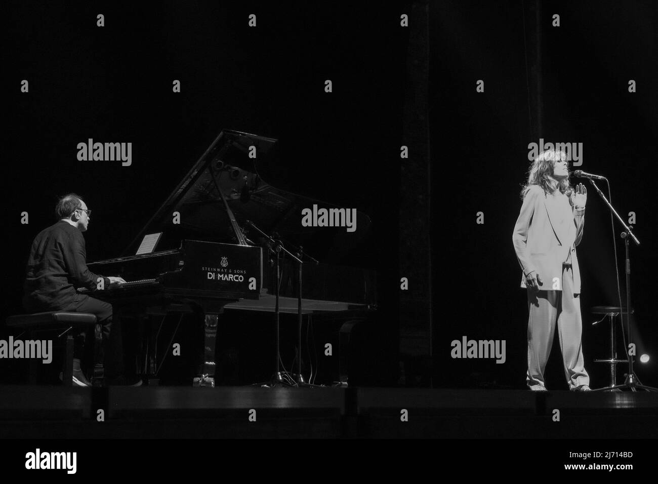 Italian singer Alice, live performs on 31rd July 2021 at Castello ...