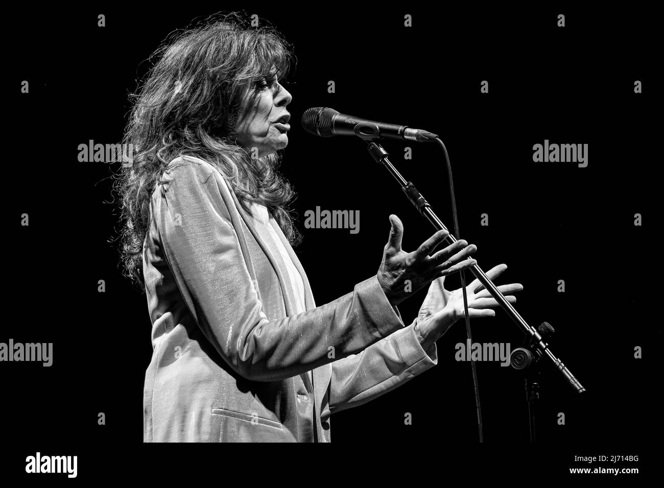 Italian singer Alice, live performs on 31rd July 2021 at Castello ...