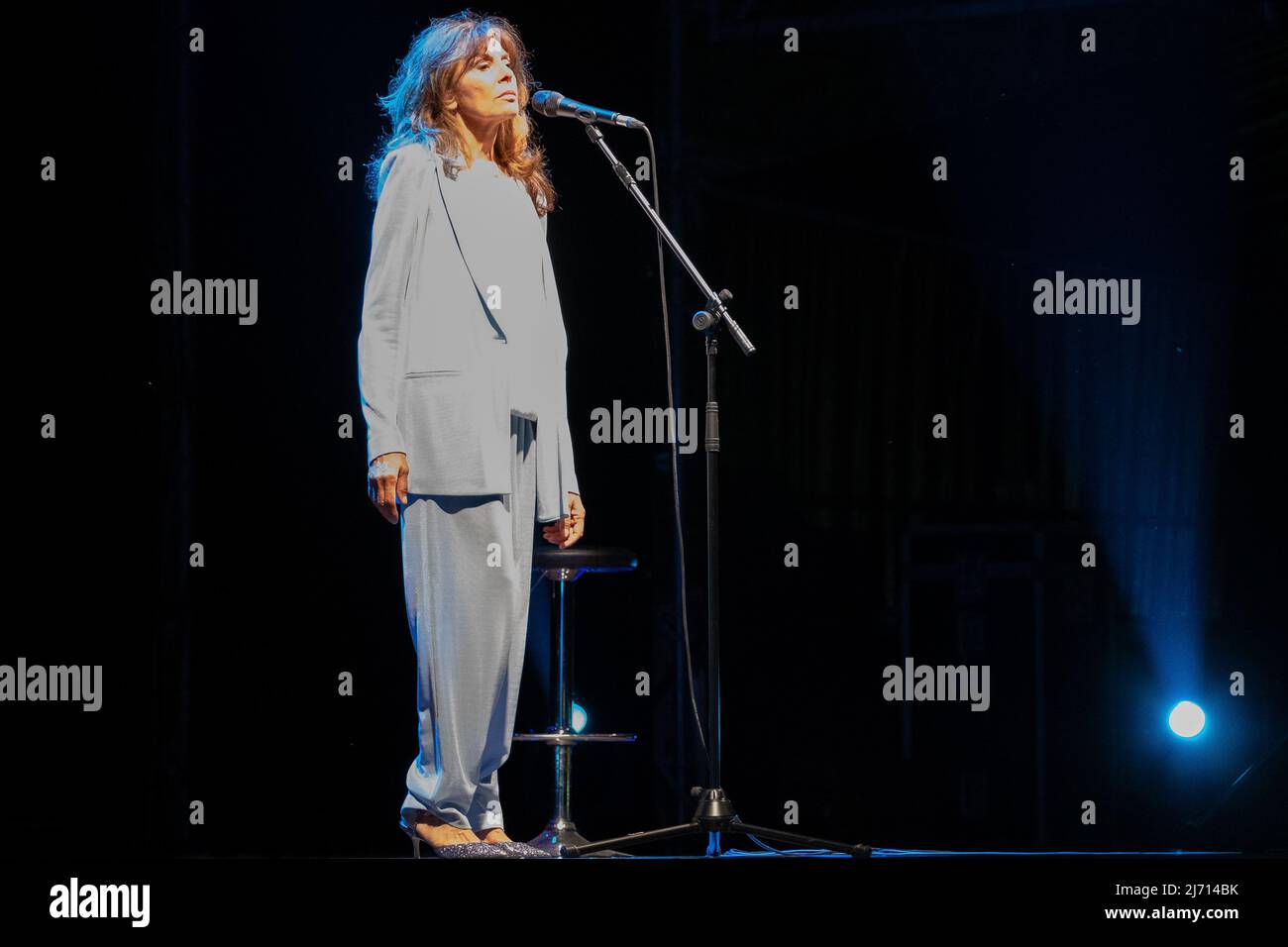 Italian singer Alice, live performs on 31rd July 2021 at Castello ...