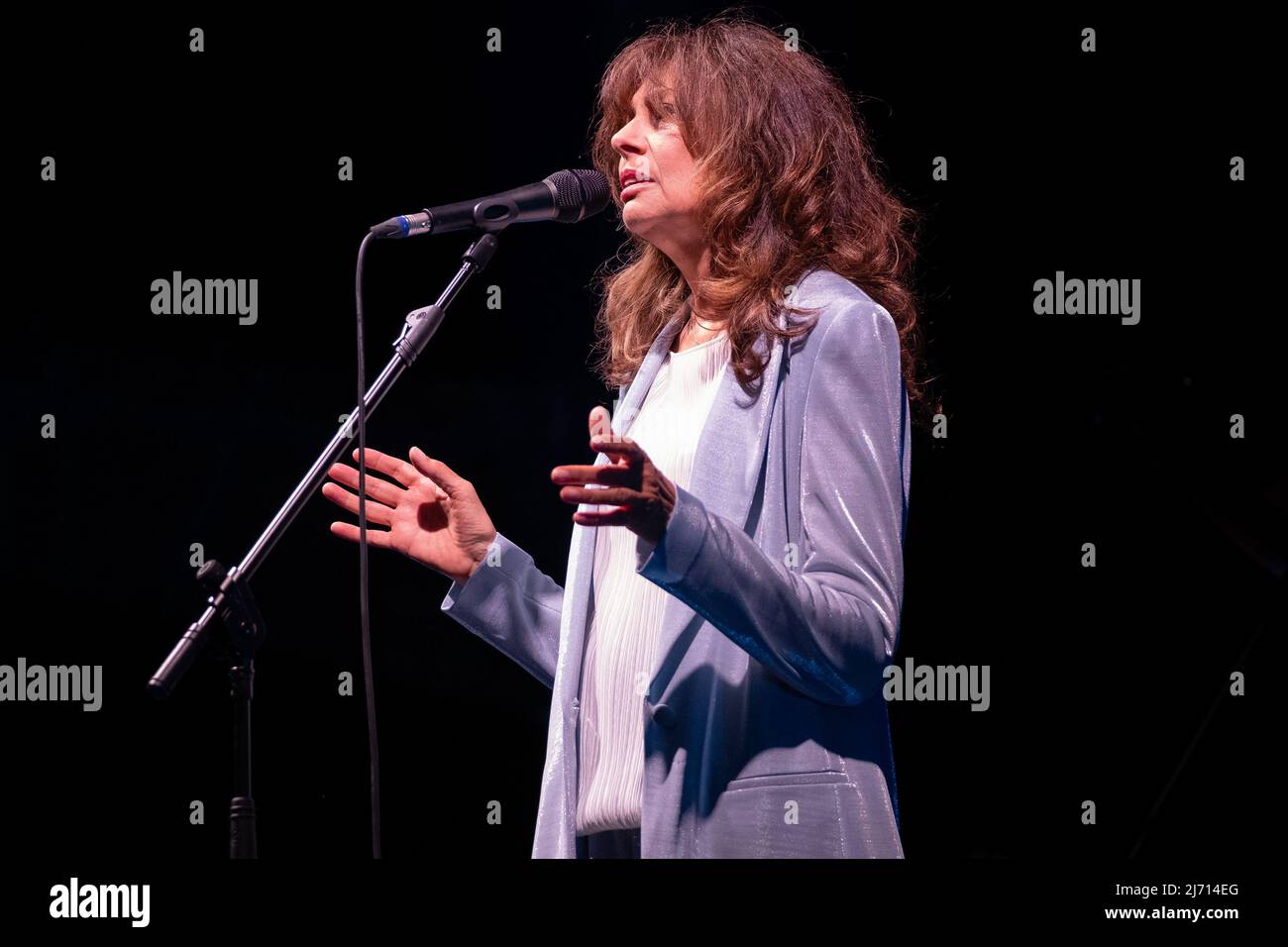 Italian singer Alice, live performs on 31rd July 2021 at Castello ...