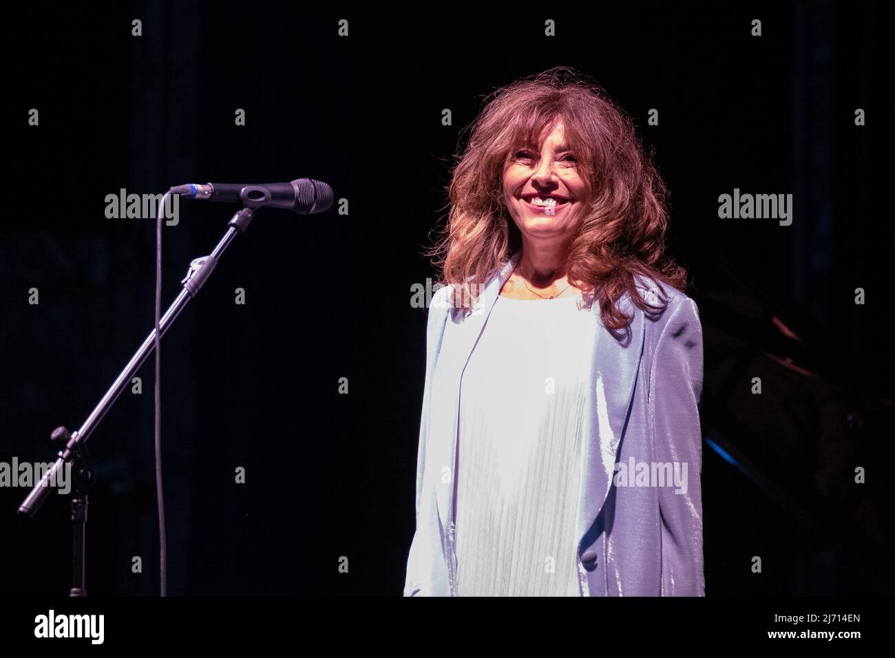 Italian singer Alice, live performs on 31rd July 2021 at Castello ...