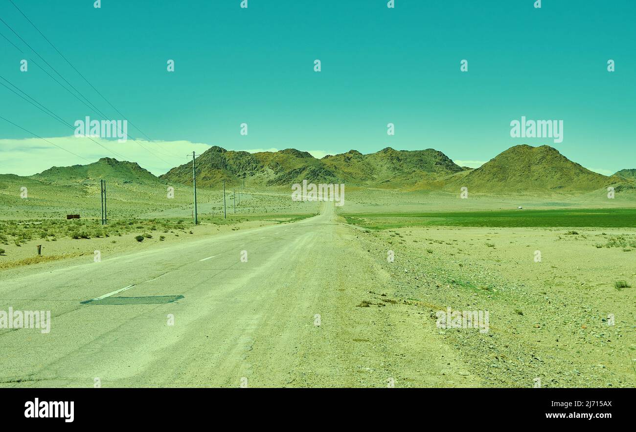 Buyant, sum district of Khovd Province in western Mongolia Stock Photo ...