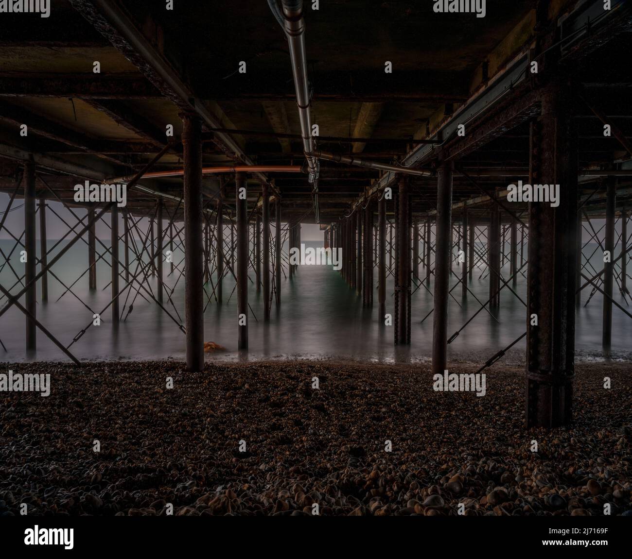 Under The Boardwalk/Pier Stock Photo - Alamy