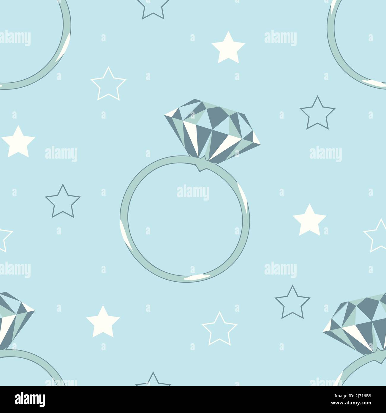 Sparkling vector engagement ring Stock Vector Images - Alamy