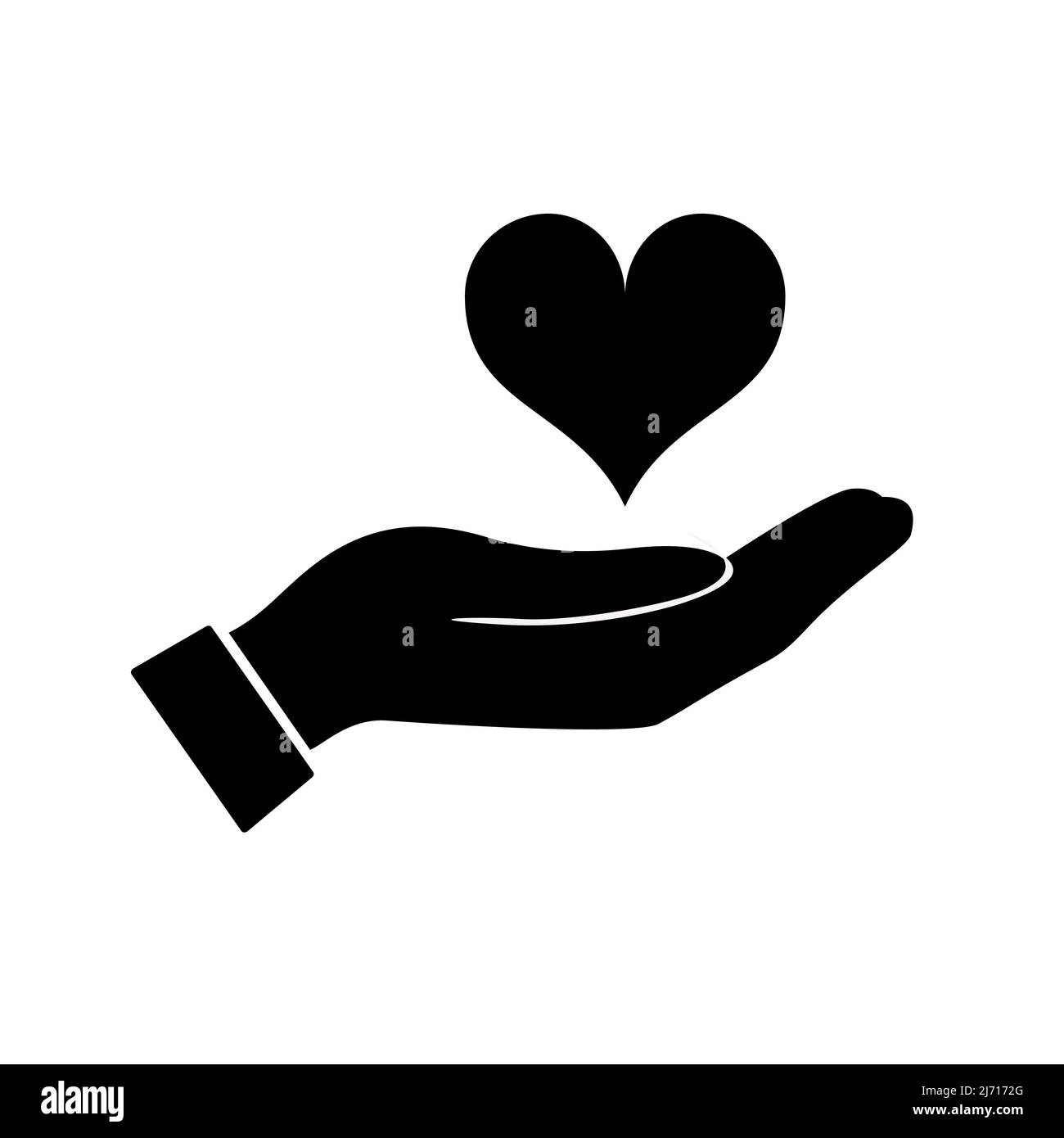 Human heart icon vector vectors hi-res stock photography and images - Alamy