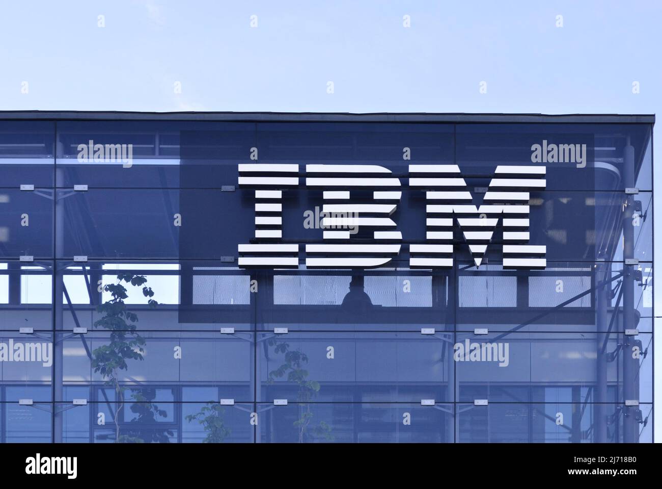 IBM modern office building in Prague Czech Republic Stock Photo - Alamy