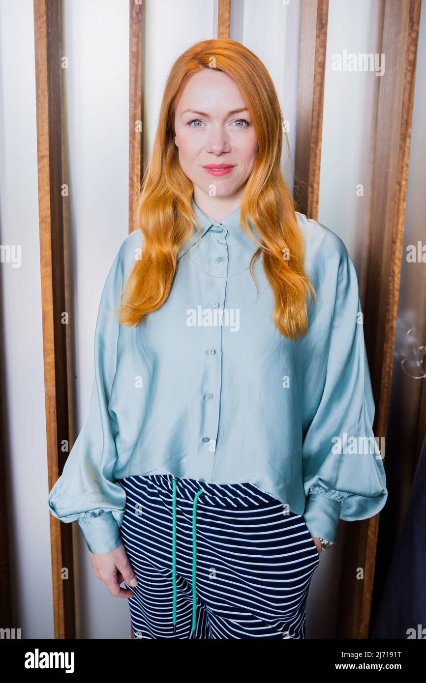 05 May 2022, Berlin: Esther Roling, actress, participates in the Green ...