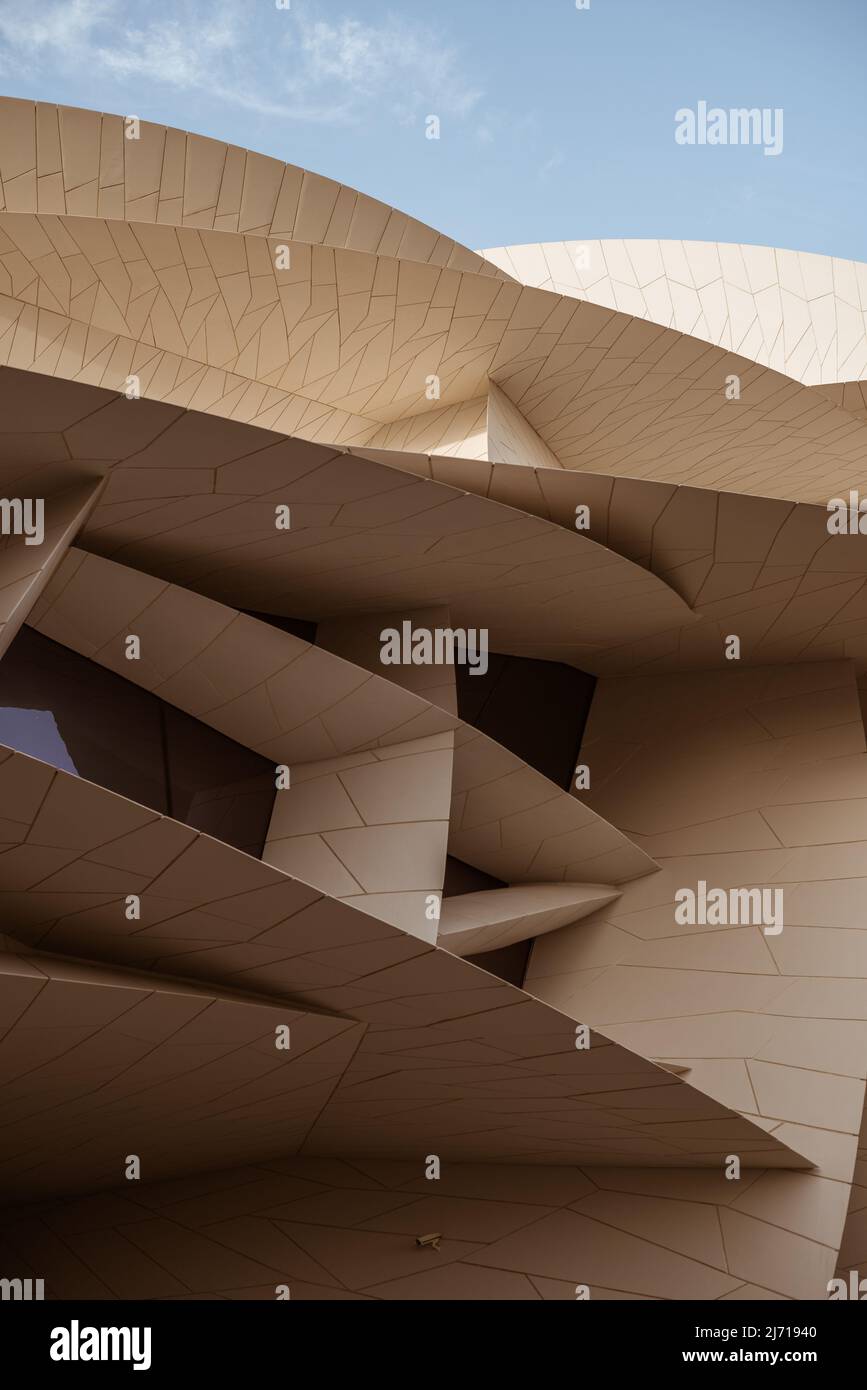 National Museum of Qatar, designed by French architect Jean Nouvel ...