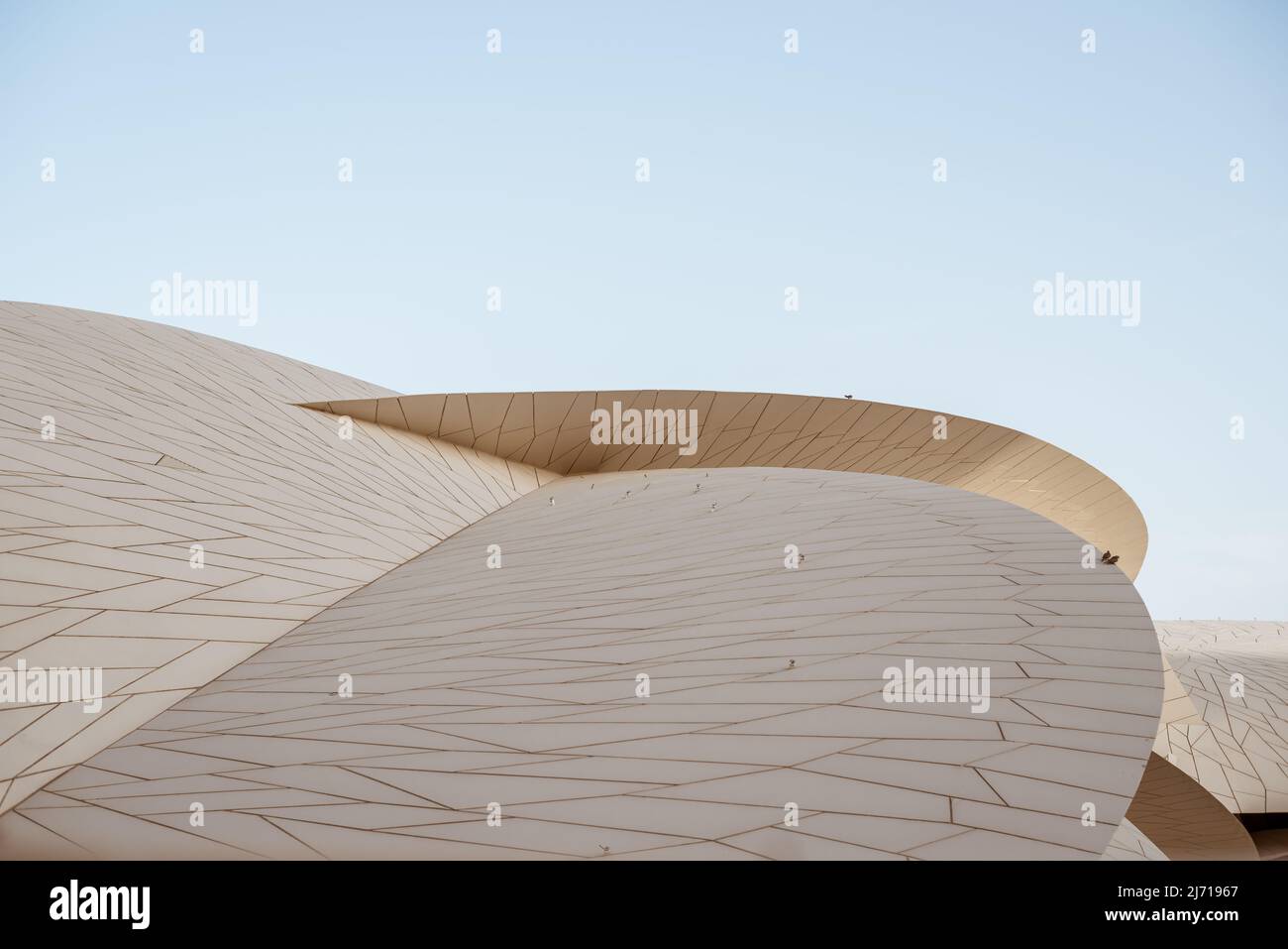 National Museum of Qatar, designed by French architect Jean Nouvel ...