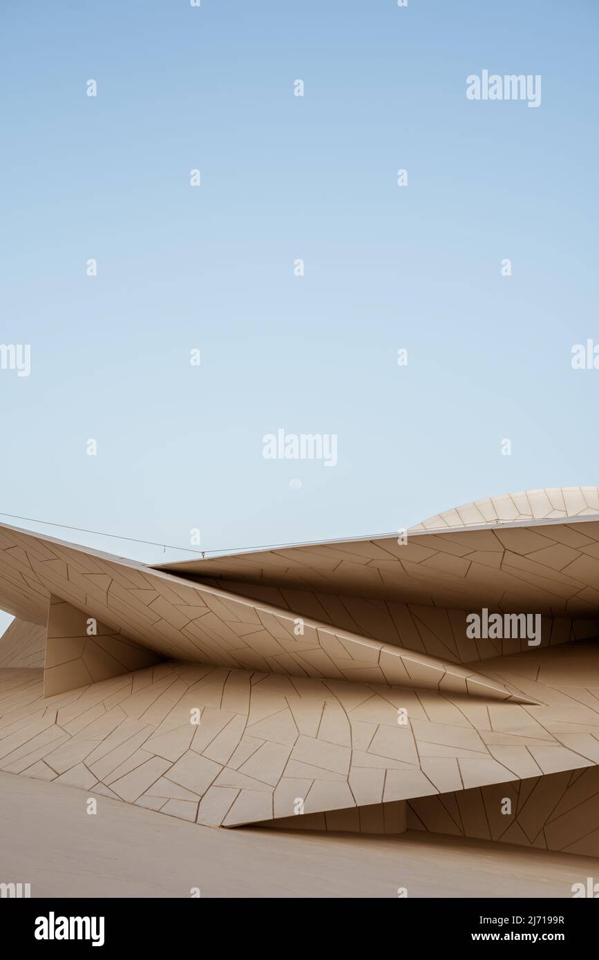 National Museum of Qatar, designed by French architect Jean Nouvel ...