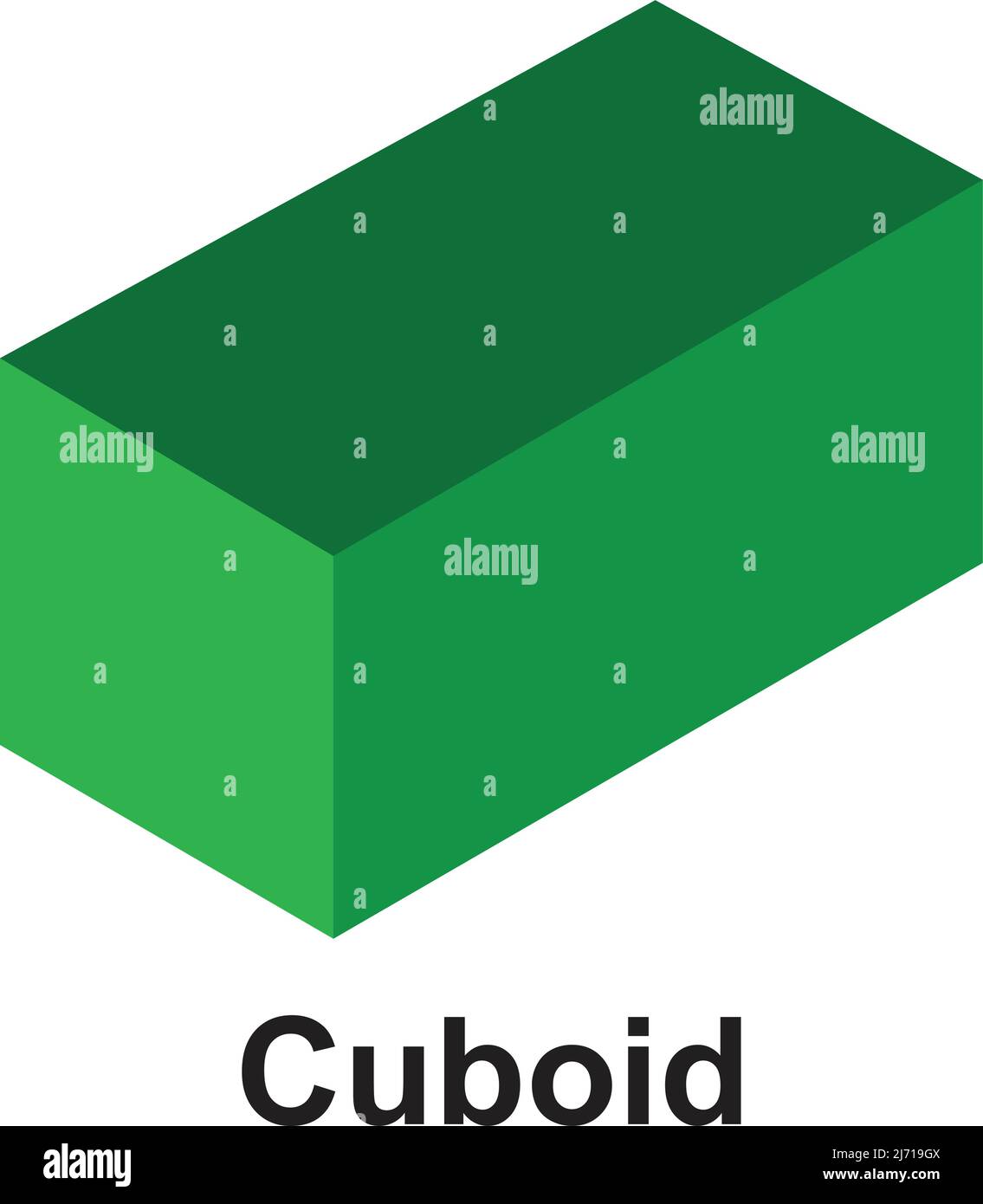 Green cuboid Stock Vector Images - Alamy