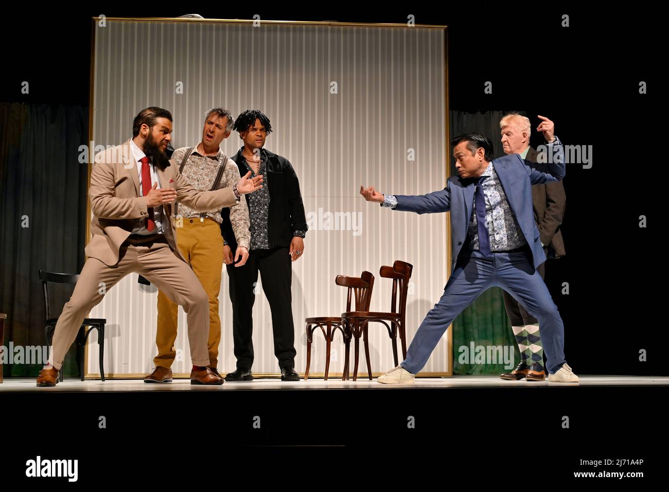 Manolo Palma, Gregor von Holdt, Philip Bender, Maverick Quek und Peter ...