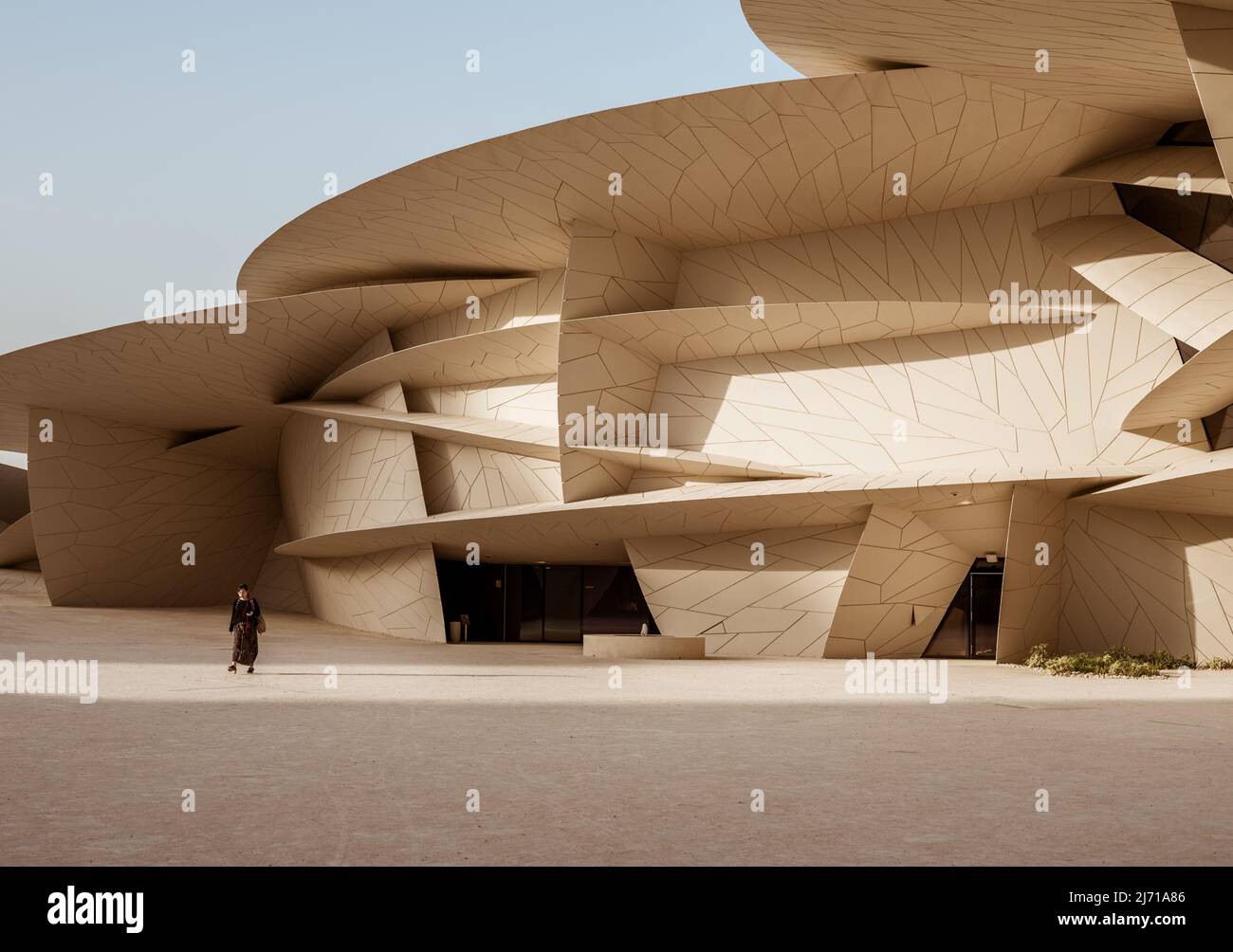 National Museum of Qatar, designed by French architect Jean Nouvel ...