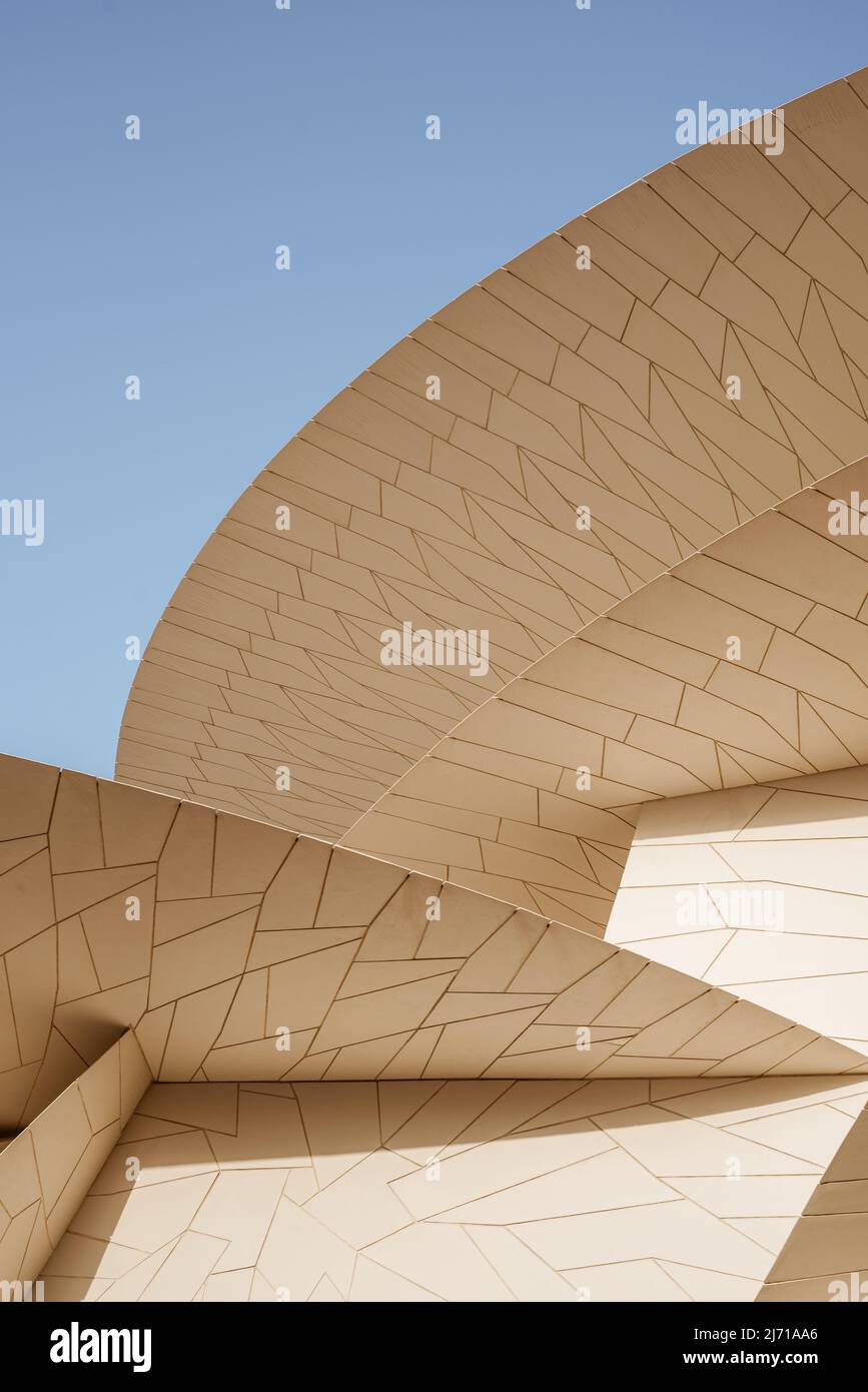 National Museum of Qatar, designed by French architect Jean Nouvel ...