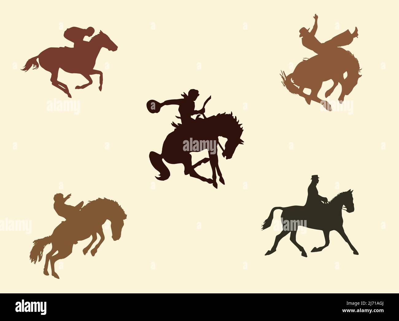 Horse racing on race Stock Vector Images - Alamy