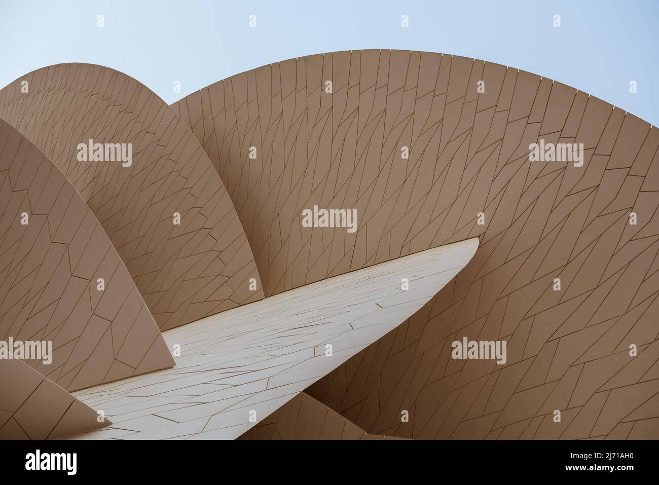 National Museum of Qatar, designed by French architect Jean Nouvel ...