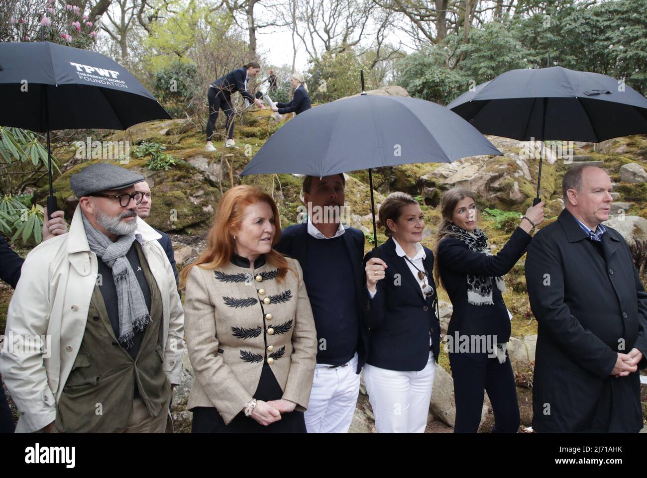 Actor Billy Zane and Sarah, Duchess of York, are present when Prince ...
