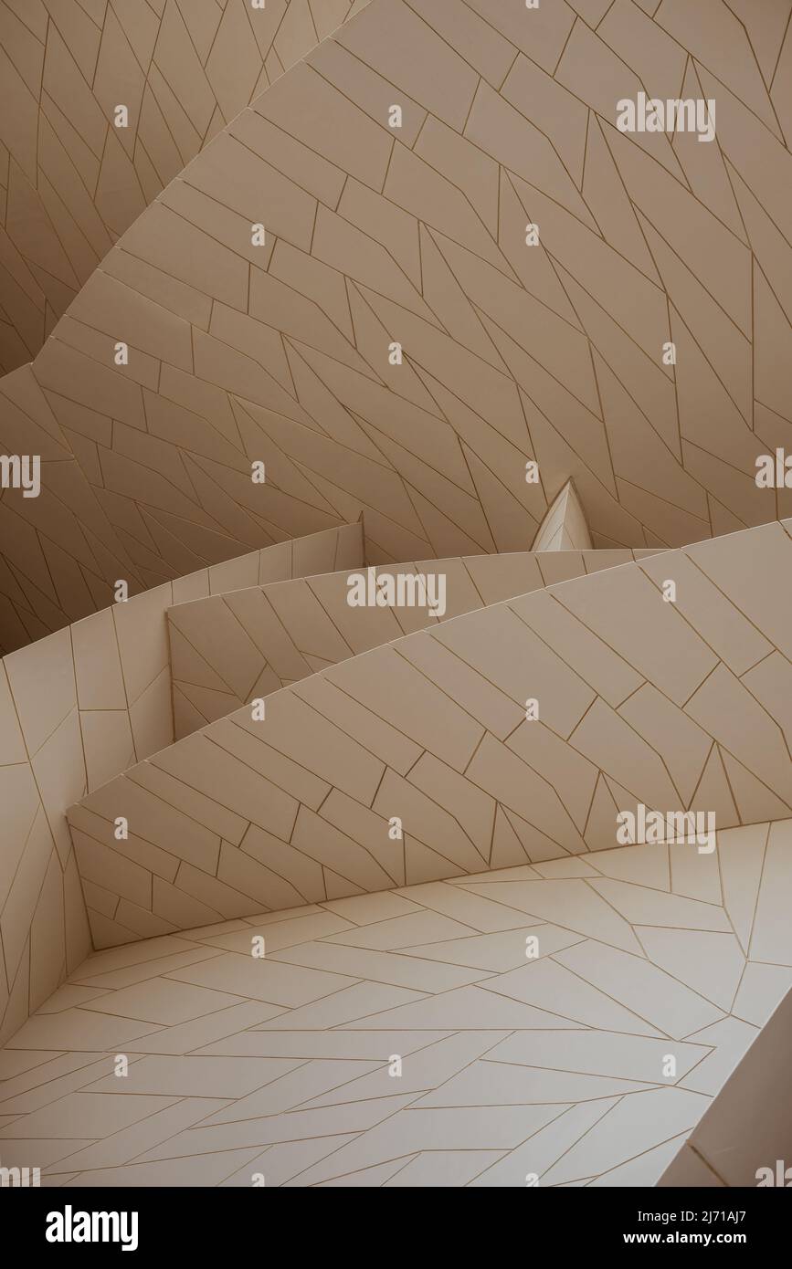 National Museum of Qatar, designed by French architect Jean Nouvel ...