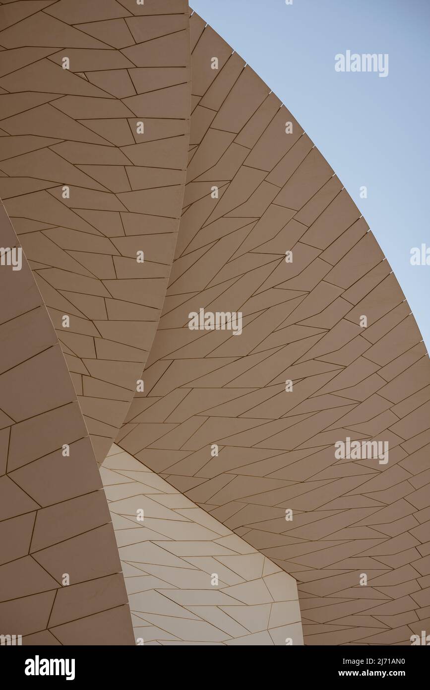 National Museum of Qatar, designed by French architect Jean Nouvel ...