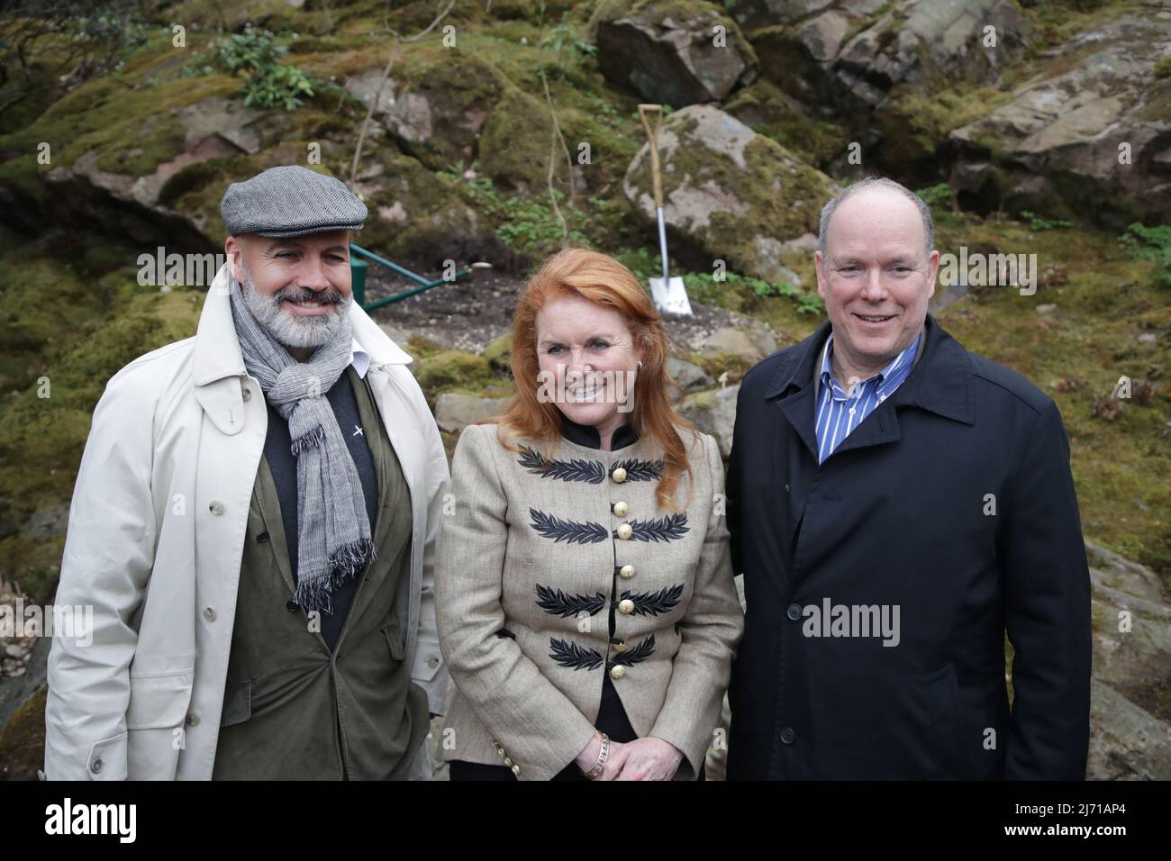 Actor Billy Zane and Sarah, Duchess of York, are present when Prince ...