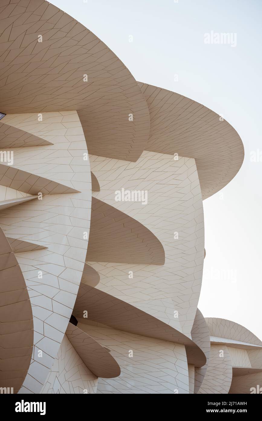 National Museum of Qatar, designed by French architect Jean Nouvel ...