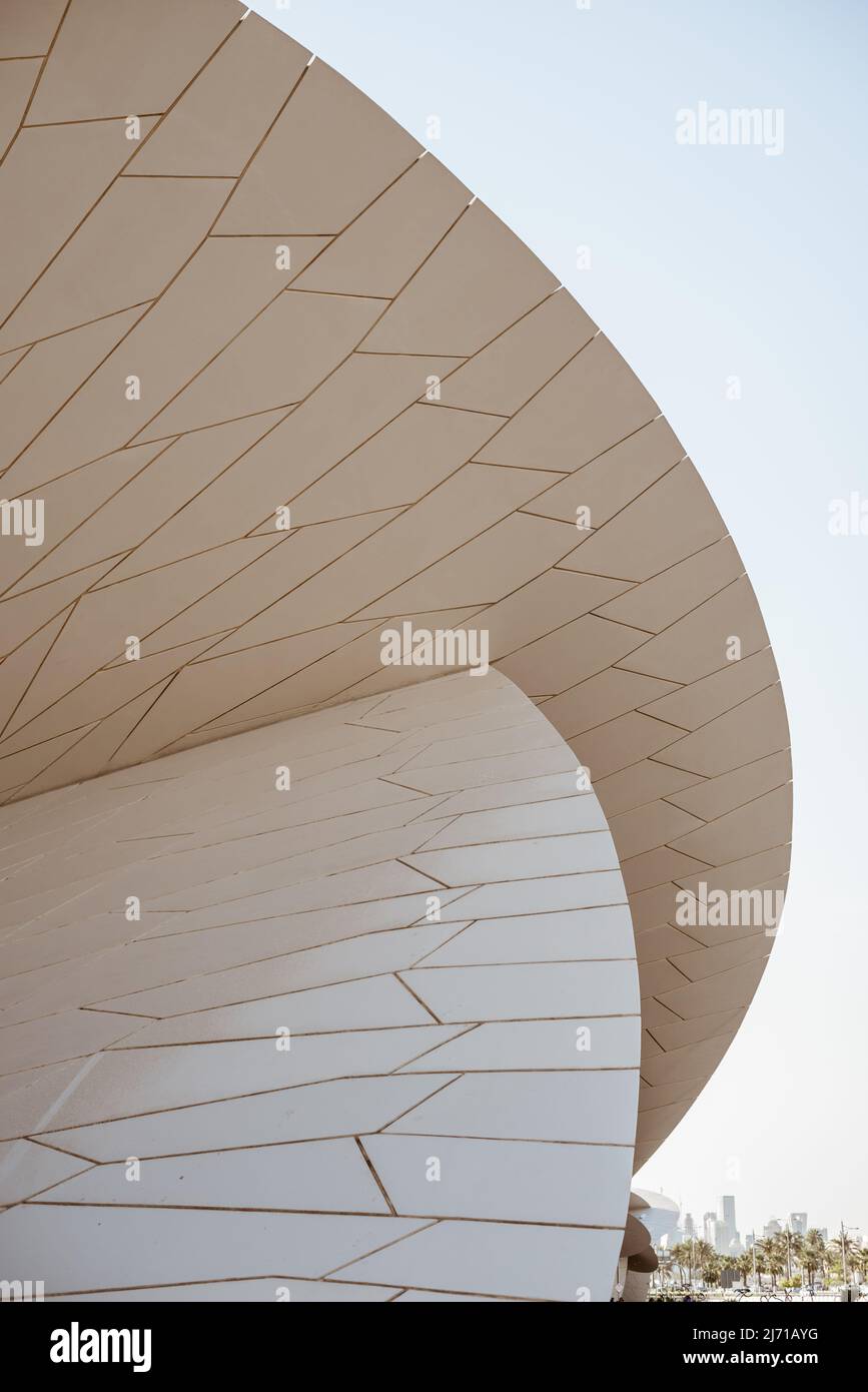 National Museum of Qatar, designed by French architect Jean Nouvel ...