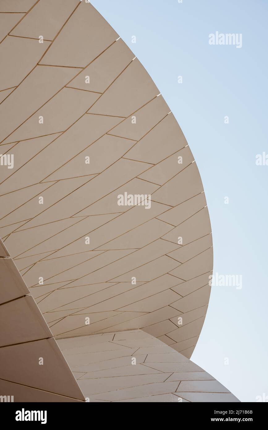 National Museum of Qatar, designed by French architect Jean Nouvel ...