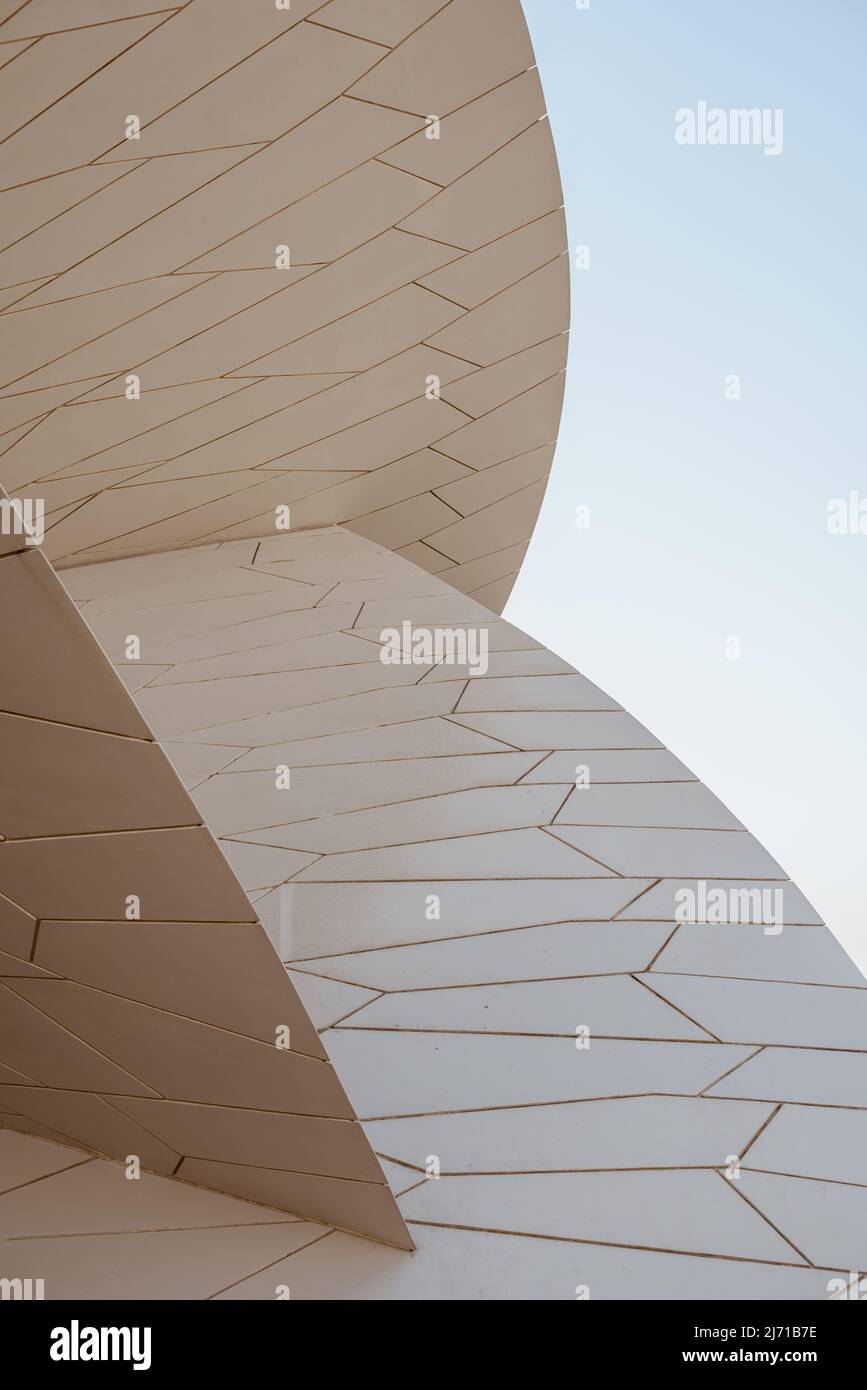 National Museum of Qatar, designed by French architect Jean Nouvel ...