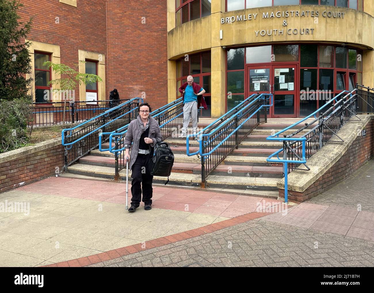 Tanya Jeal of Orpington, Kent, outside Bromley Magistrates' Court ...