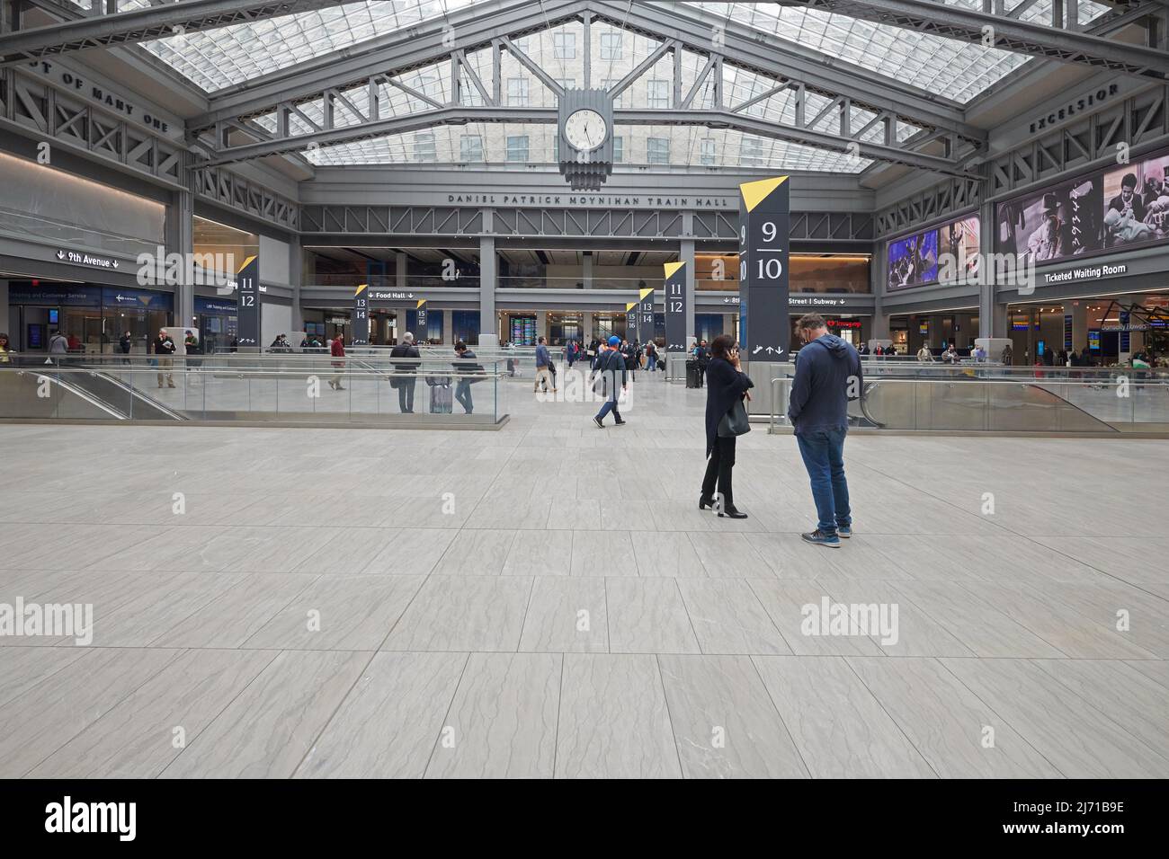 Daniel Patrick Moynihan Train Hall part of Penn Station near Madison ...