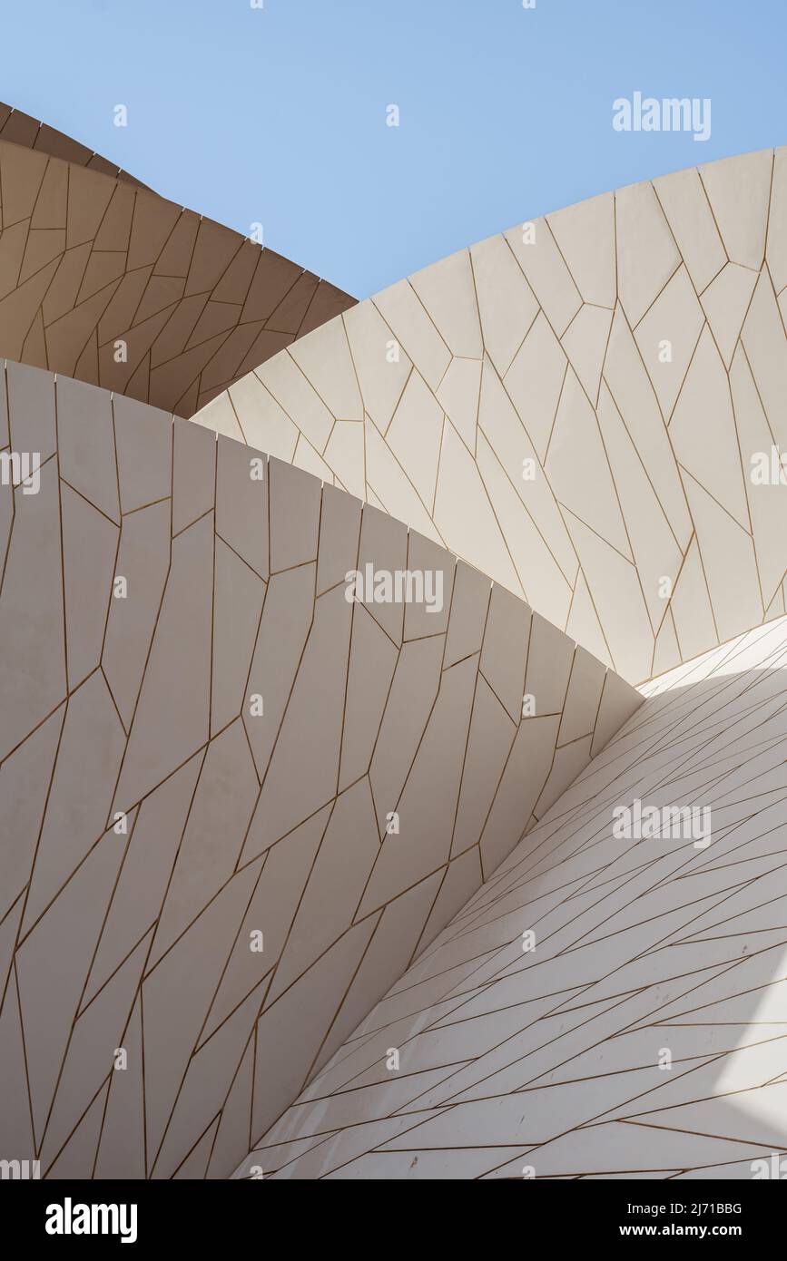 National Museum of Qatar, designed by French architect Jean Nouvel ...